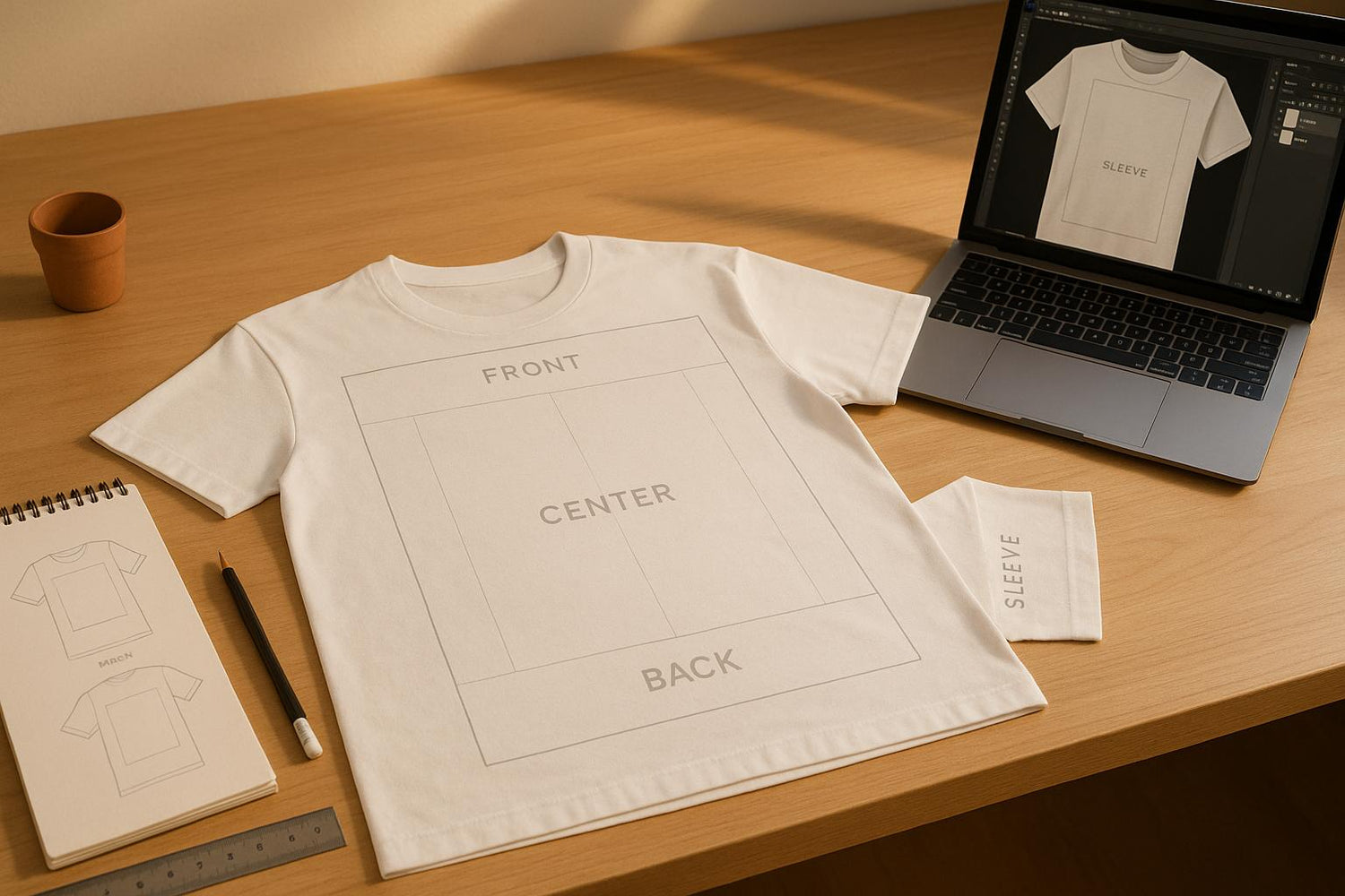 T-Shirt Design Placement Guide 2025- Front, Back, Sleeve Unique Layout ...
